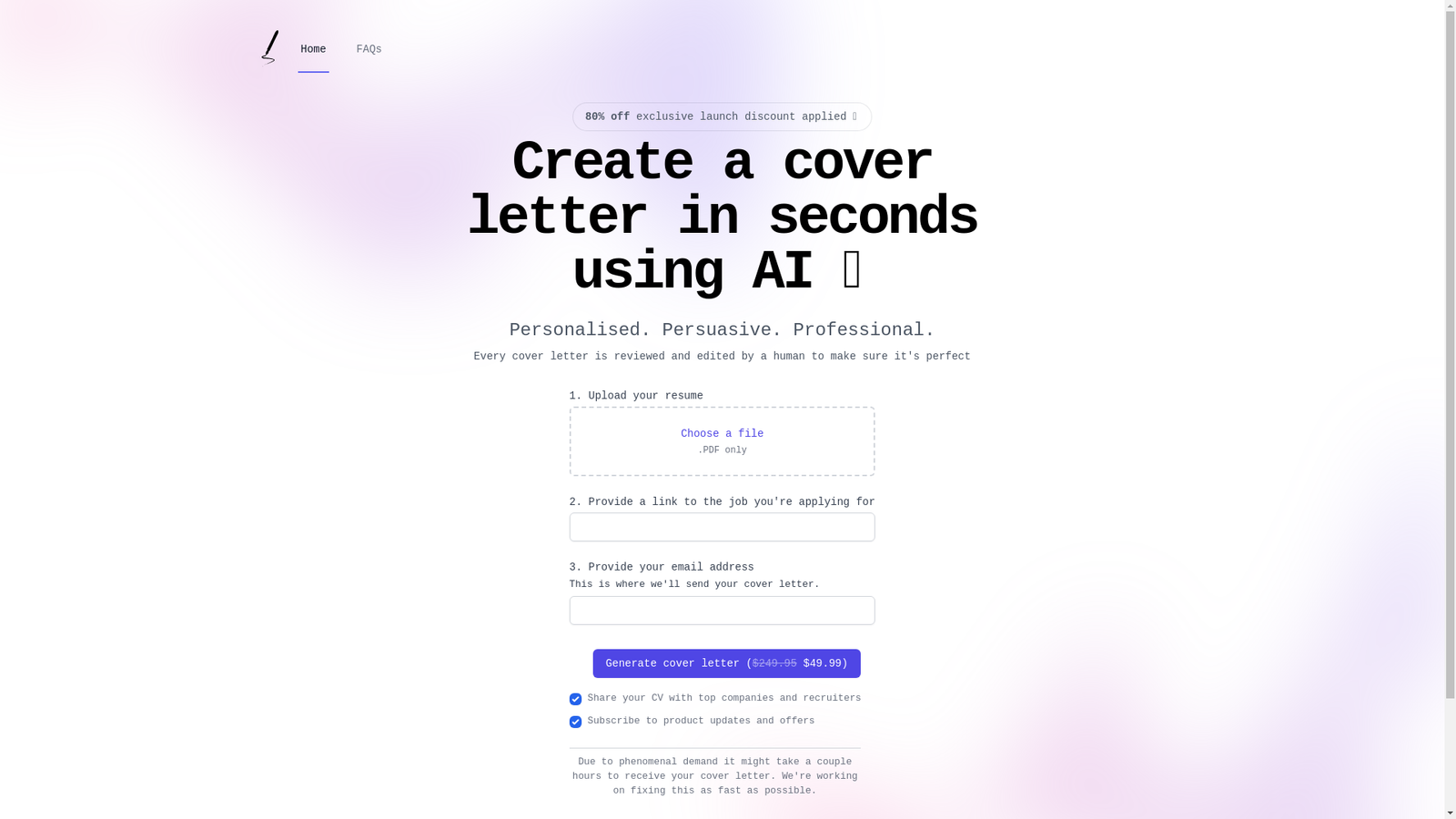 Write Me A Cover Letter : Présentation, Fonctionnalités et Avis – IA ...