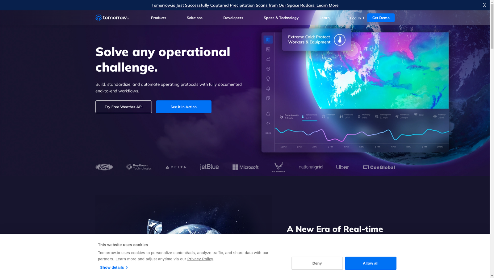 Tomorrow IO : Présentation, Fonctionnalités et Avis – IA MIEUX - Iamieux
